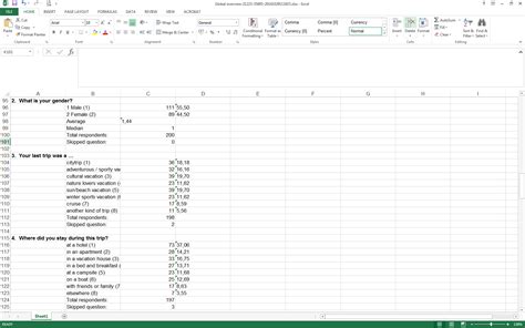 Analyze Your Survey Results In Excel Checkmarket For Survey Spreadsheet
