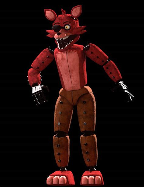 Foxy From Trtf 2 Rebuilt Render By Lovkjae On Deviantart