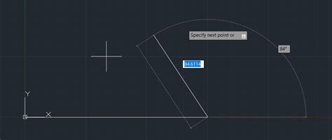How To Draw A Line In AutoCAD With Degree And Distance
