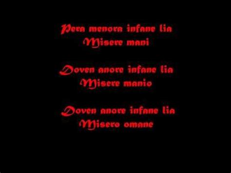 Era Misere Mani Melodías Letras Poesía