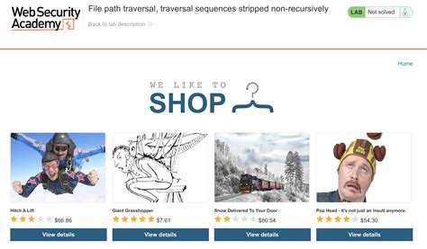 [portswigger web security academy]lab file path traversal traversal