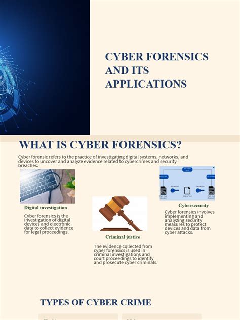 Cyber Forensics And Its Applications Pdf Computer Security Security