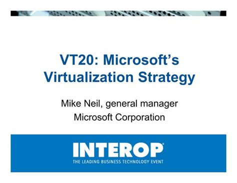 Microsoft S Virtualization Strategy Pdf