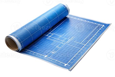 Blueprint Paper Used In Construction Project Planning 55079993 Png