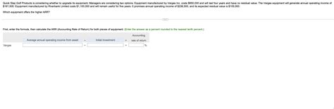 Which Equipment Offers The Higher Arrfirst Enter