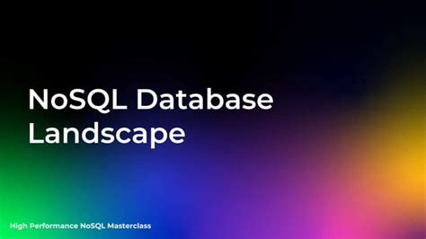 Survey Of High Performance Nosql Systems Pptx