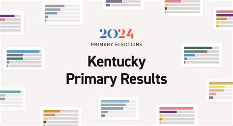 Kentucky Primary Results 2024 Live Election Map Races By County