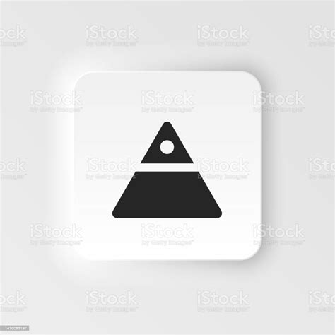 금융 피라미드 중형 스타일 벡터 아이콘입니다 Ui 개념의 간단한 요소 그림입니다 금융 피라미드 중형 스타일 벡터 아이콘입니다 재무 개념 벡터 일러스트레이션 3차원 형태에