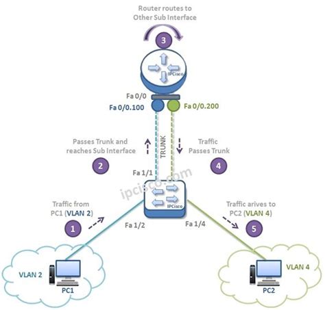 Network Tutorials Configure Inter Vlan Routing Router On A Stick Hot Sex Picture
