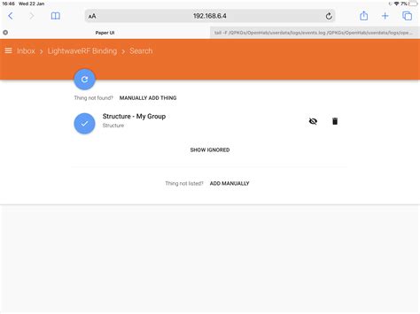 Cannot Add New Bindings That Are Not Int Eh Web Gui Bindings Openhab Community