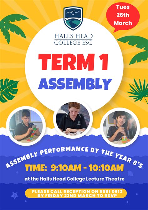 Term 1 Assembly Halls Head College Esc