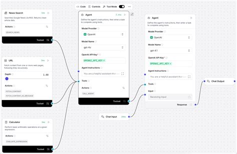 Configure Tools For Agents Langflow Documentation