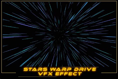 Stars Warp Drive Effect Vfx Particle System Vfx Particles Unity
