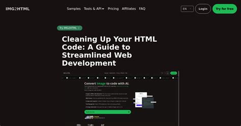 Image To Html Css Code Ai Converter Img2html