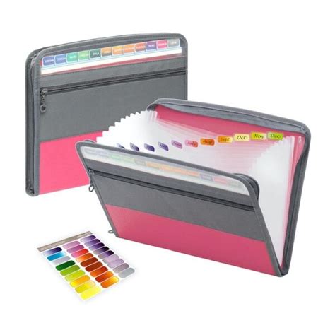 Folder A4 Portable Organ File Bag 13 Multi Layer Expandable Desktop Accordion Folderness School