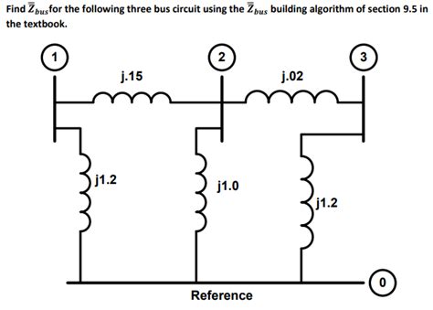 Solved Find Ž Busfor The Following Three Bus Circuit Using