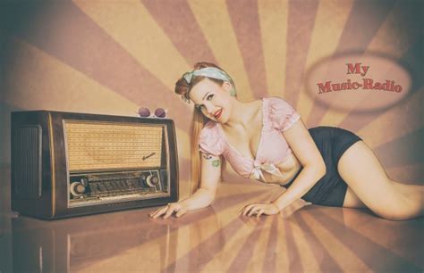Retro Radio Time Pin Up Girl Pin Up Radio X Wallpaper Teahub Io