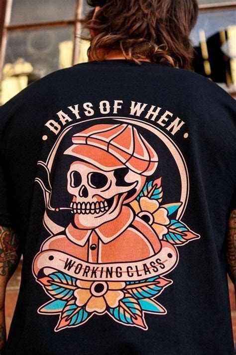 Days Of When Working Class Tee Black Pretty Rad Store Days Of When Working Class Tee Black Pretty Rad Store