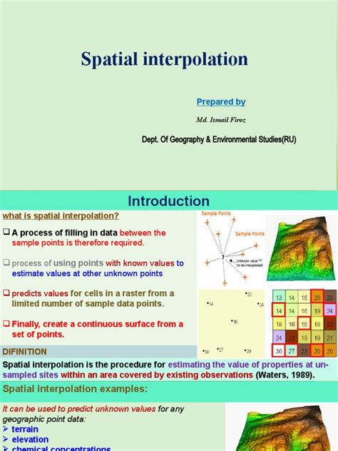 Spatial Interpolation Pdf