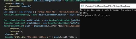C Microsoft Planner Api Returns 500 Stack Overflow