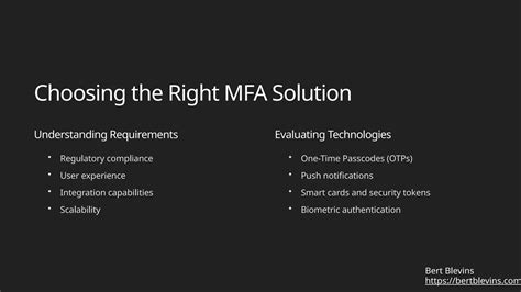 Enhancing Cybersecurity With Multi Factor Authentication In Privileged Access Management Ppt