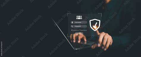 User Authentication System With Username And Password Cybersecurity