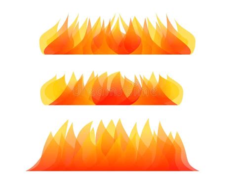 Fire Element Background Vector Stock Vector Illustration Of Heat