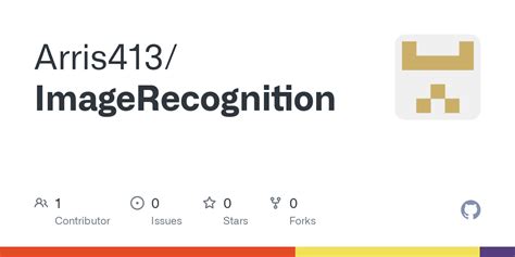 Github Arris413imagerecognition