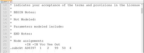 AD Simulation Models Q A Operational Amplifiers EngineerZone