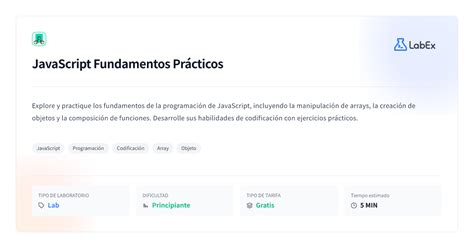 programación de javascript conceptos fundamentales y ejercicios