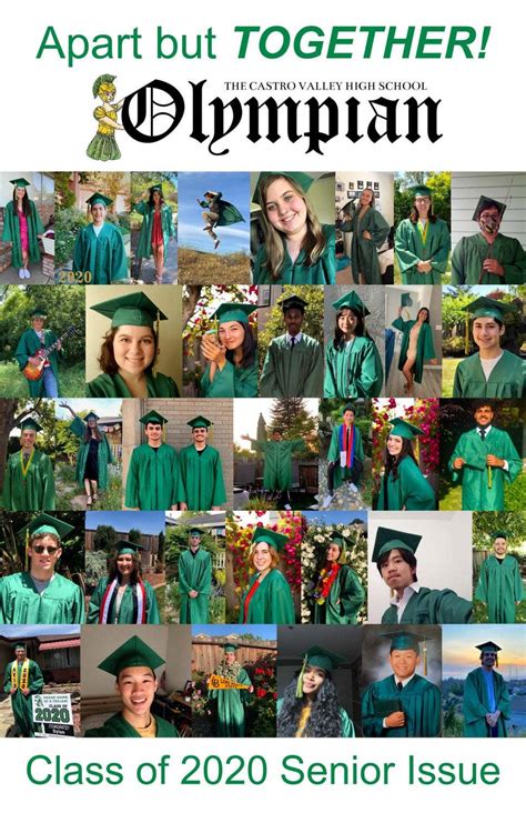 Graduation 2020 By The Castro Valley High School Olympian Issuu