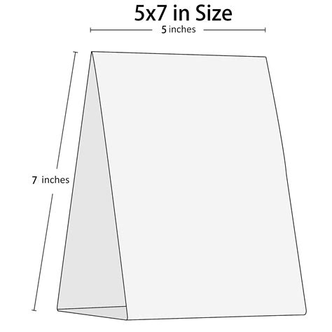 Customizable Table Tent Template Word