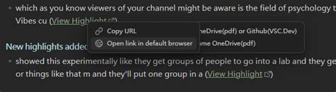 Help Integrating With New Url Context Menu Of Editor In Preview Mode
