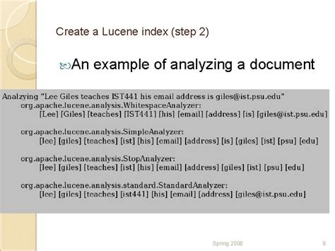 Document Indexing And Scoring In Lucene And Nutch