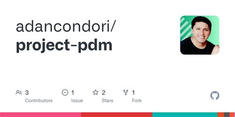 Github Adancondoriproject Pdm