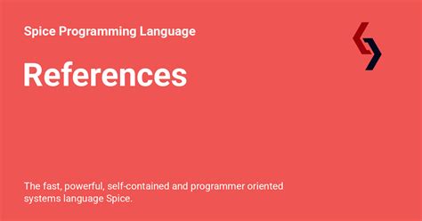 References Spice Programming Language
