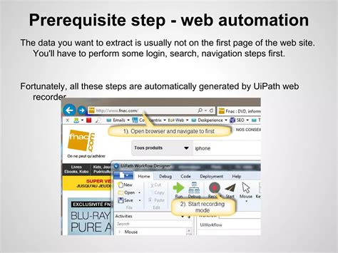 Ui Path Web Data Extraction Ppt