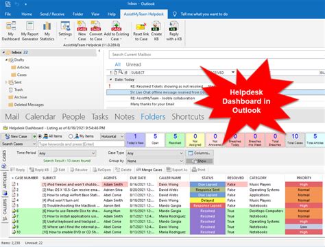 Email Ticketing System In Outlook Assistmyteam