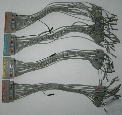 4X Hp Agilent Logic Analyzer Data Clock Pod Cable