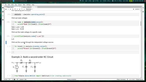 How To Run Spice Simulations In Python Ngspice And Pyspice Tutorial