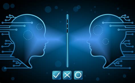 Human Head Outline With Circuit Board Inside Artificial Intelligence Technology And