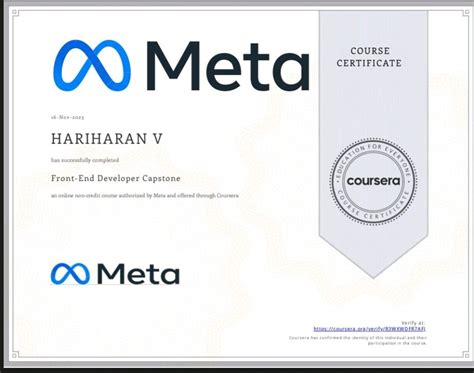 Hariharan V On Linkedin Meta Html Css Javascript Frontenddeveloper