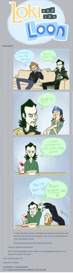 Tumblr Comic Blog Loki And The Tagged Comic Chrono So Many Hilarious