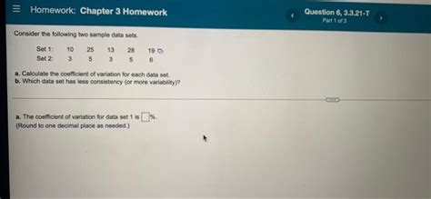 Solved E Homework Chapter 3 Homework Question 6 3 3 21 T