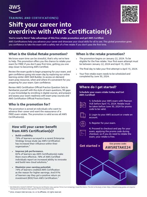 Aws Certification Retake Flyer Pdf Amazon Web Services Cognition