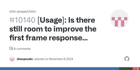 Usage Is There Still Room To Improve The First Frame Response Speed