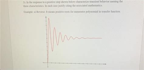 solved 3 in the response to a positive step shown below