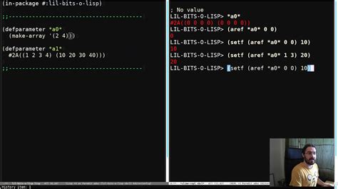 Little Bits Of Lisp Multi Dimensional Array Basics Youtube