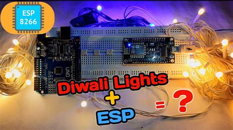 how to make diwali light chaser with esp8266 in hindi programing