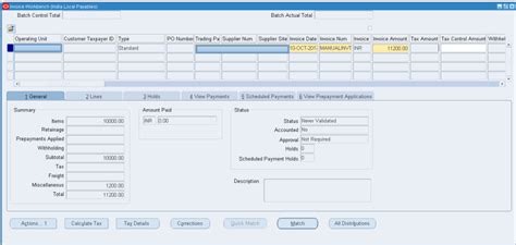ORACLE MASTERMINDS Manual AP Invoice Creation And Cancellation With GST